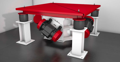 Foundry vibrating table - JÖST - compact