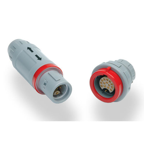 Plastic connector - REDEL P Series - LEMO - data / coaxial / fiber optics