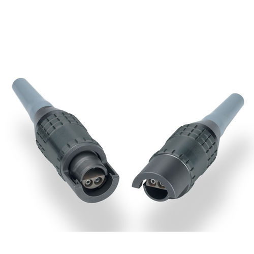 Data connector - H Series - LEMO - fiber optics / crimp / push-pull