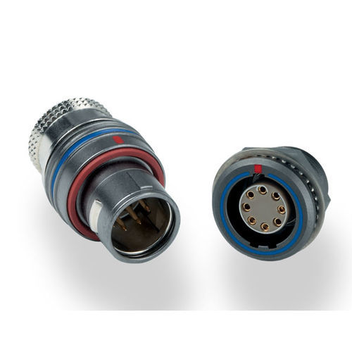 Compact connector - F Series - LEMO - data / fiber optics / crimp