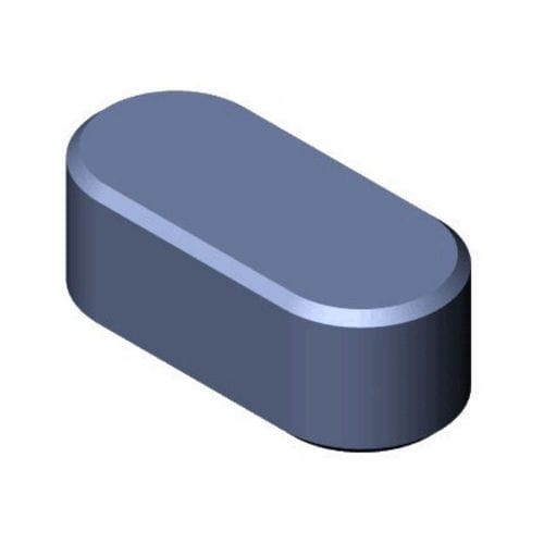 DIN 6885 A feather key - Form A series - Chiavette Unificate S.p.A.