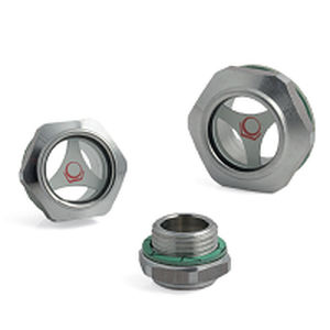 Oil level indicator - SM - Miselli - sight glass / threaded / plastic