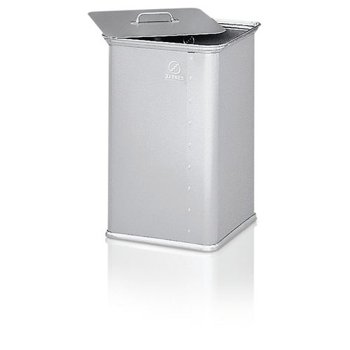 Aluminum waste bin - 4 series - ZARGES - industrial waste / recycling ...