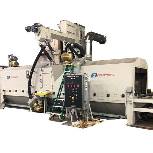 Manual shot blasting machine - STRB 48×48 - LS Industries - for ...