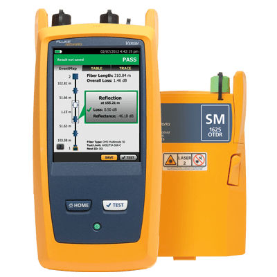 OTDR module for fiber optic testing - OptiFiber® Pro - Fluke Networks
