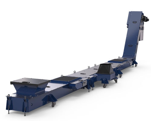 CNC machine tool conveyor system - Hennig - chip