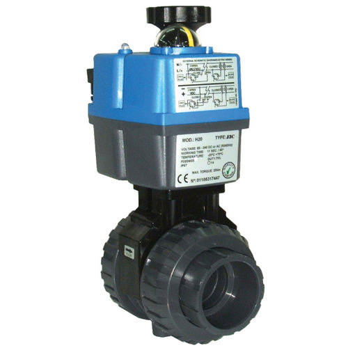 Ball valve - Cepex SER - electrically-operated / flow control / industrial