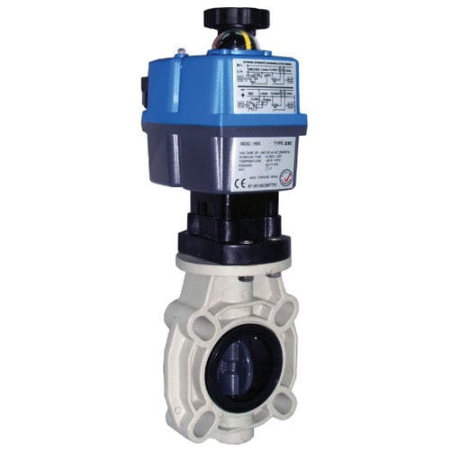 Butterfly valve - IND - Cepex SER - electrically-actuated / flow ...