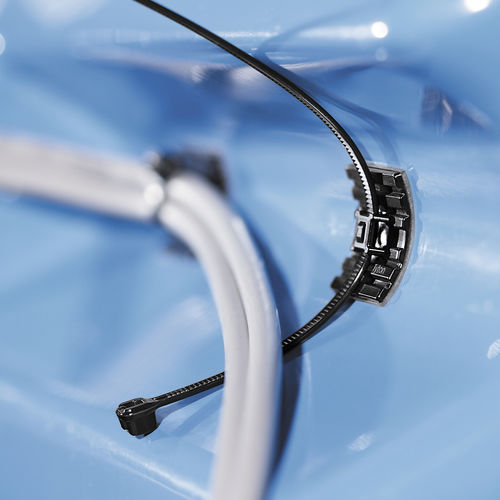 Polyamide cable tie mount - Serie Flextack - HellermannTyton España