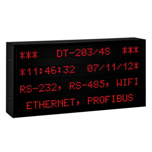 LED display - DT203/X - DITEL - alphanumeric / industrial / RS-232