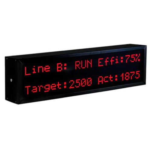 LED display - DT105/X - DITEL - alphanumeric / industrial / RS-232