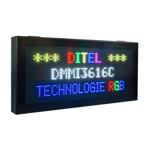 Alphanumeric display - DMMI3616C - DITEL - large-format / indoor