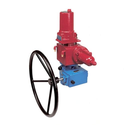 Pneumatic valve actuator - ILG-D - Rotork - manual / quarter-turn ...