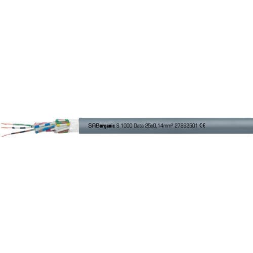 Electrical data cable - SABorganic S 1000 - SAB BROECKSKES GMBH & Co. KG - DIN / insulated / oil ...