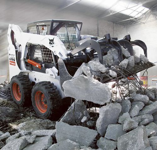 Grapple bucket - BOBCAT - for skid steer loaders