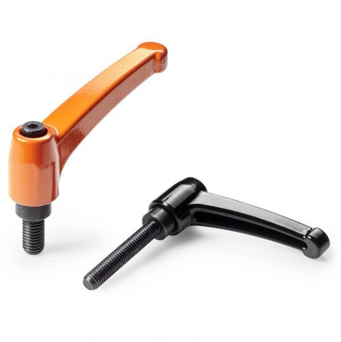 Steel clamping lever - A593 - Boteco - external thread