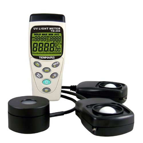 Solar light meter - 40 - 400 000 Lux | TM-208 - Tenmars Electronics - digital