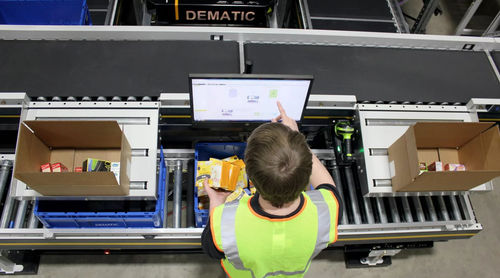 Multi order-picking system - DEMATIC - pick-by-voice / put wall / automatic