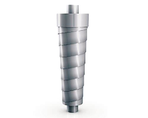 Ball screw protection spiral - AL Industrie - stainless steel
