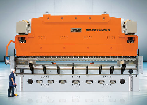 Hydraulic press brake - ERMAKSAN - 6-axis / tandem / large