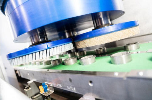 Brush deburring machine - GERBER - surfacing / polishing