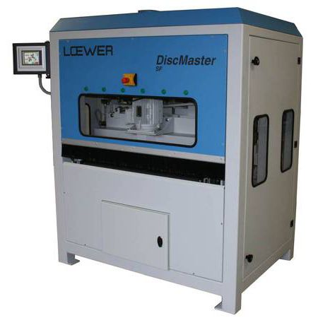 Edge rounding deburring machine - DiscMaster SF - LÖWER - for sheet metal