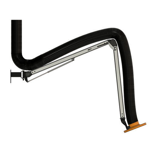 Extraction arm with external support arm - ESA - Geovent - fixed / wall ...