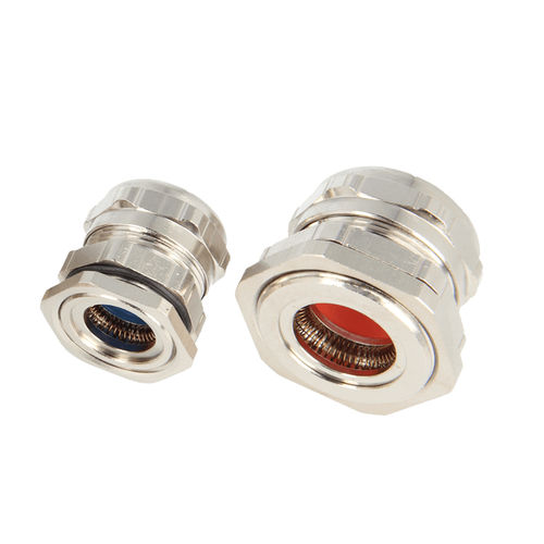Nickel-plated brass cable gland - 4960 series - Holland Shielding ...