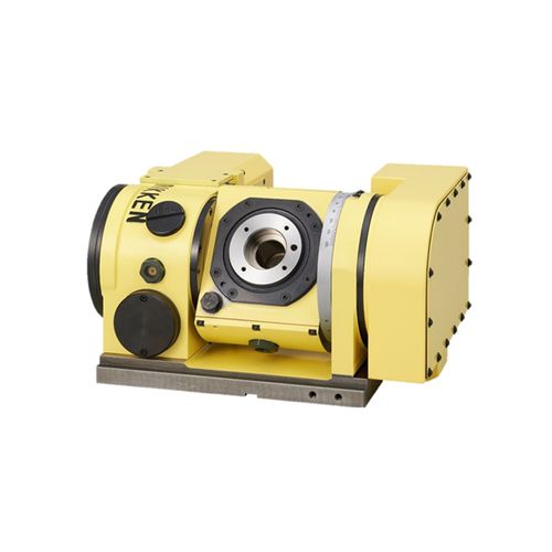 Motor-driven rotary table - 5AX-100 - NIKKEN KOSAKUSHO - tilting / for ...