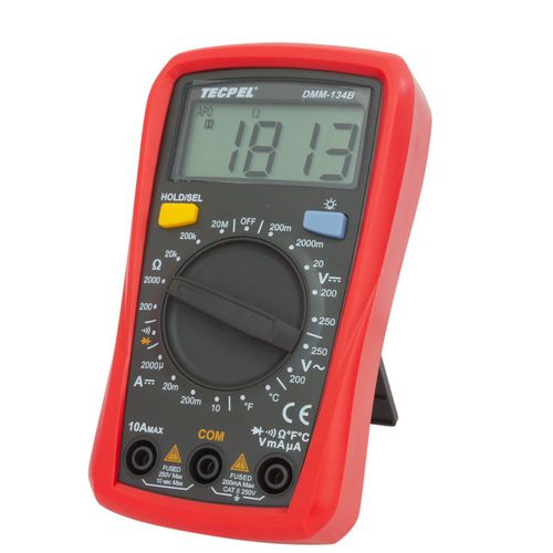 Digital multimeter - DMM-134B - Tecpel Co., Ltd. - portable / 10 A / cat II