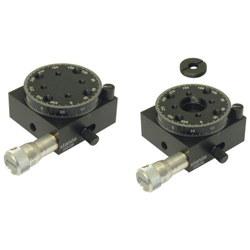 Rotary positioning stage - 7R7 series - Standa - manual / 1-axis ...
