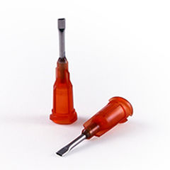 Precision dispensing tip - Nordson EFD - blunt end / stainless steel