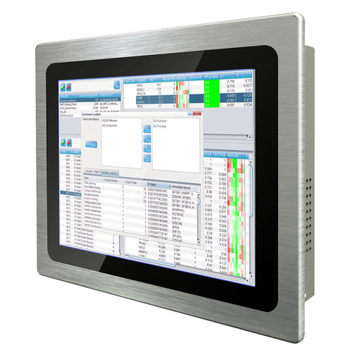 Panel-mount monitor - R08L200-PPU1 - Winmate, Inc. - LCD / LED / projected capacitive touchscreen
