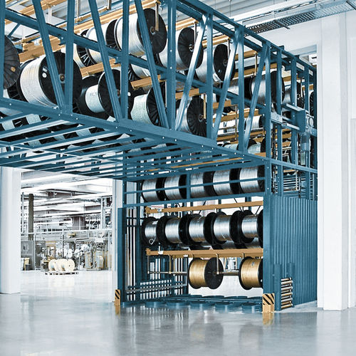 Vertical storage carousel - InterMat - Kardex - for tires / for reels ...