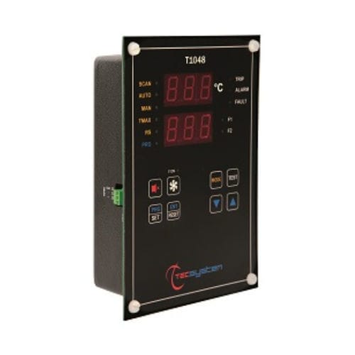 Digital temperature controller - T1048 - TECSYSTEM srl - dual-display ...