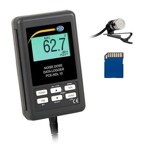 Noise data-logger - PCE-NDL 10 - PCE Deutschland GmbH - wireless / with LCD display / for monitoring