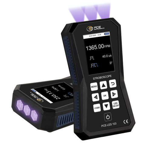 Digital stroboscope - PCE-LES 103UV - PCE Deutschland GmbH - LED ...