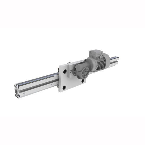 Rack-and-pinion linear unit - AG..CR series - C.T.S. - electric / aluminum