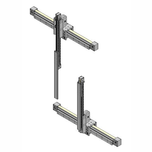 Belt-driven linear unit - C.T.S. - electric / horizontal / vertical