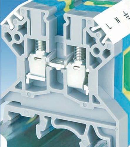 DIN rail-mounted terminal block - CT series - Connectwell Industries ...