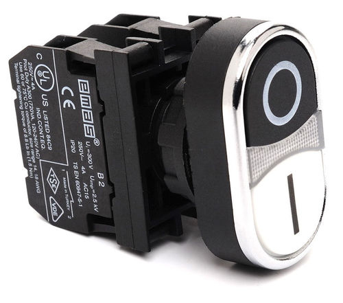 Touch push-button switch - B102K20HB - EMAS - standard / electromechanical
