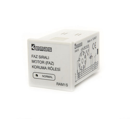 Phase loss protection relay - RAM1S - EMAS - three-phase / for electric ...