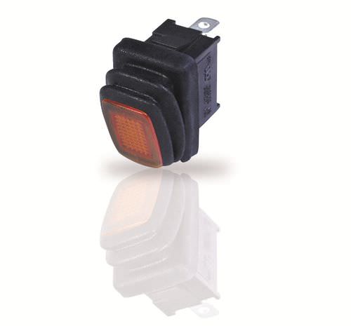 Rocker switch - KR series - CHERRY - single-pole / waterproof / IP65
