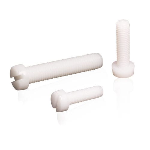 Pan head screw - BK1.0001. series - Bäcker - slotted / PVDF / polyamide
