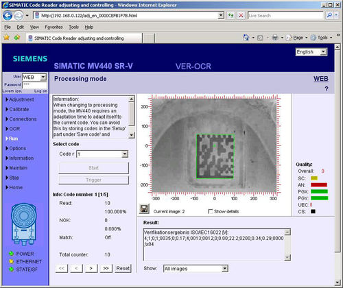 Barcode reading software - Veri-Genius - Siemens Industrial ...