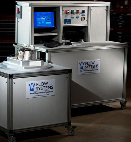 Air flow test bench - max. 2 lbm/s - Flow Systems - for materials