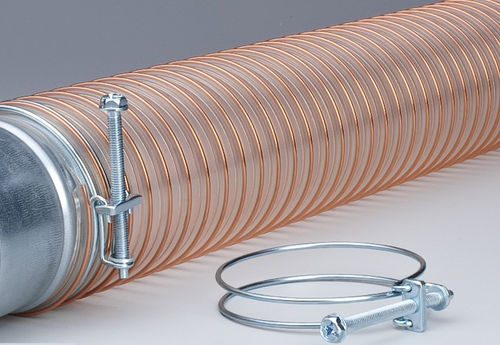 Galvanised steel hose clamp - FLEXADUX® - SCHAUENBURG Ruhrkunststoff ...