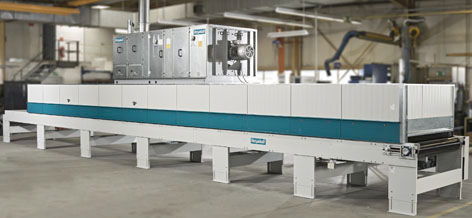 Hot air dryer - VEN DRY AIR JET - Venjakob Maschinenbau - continuous ...