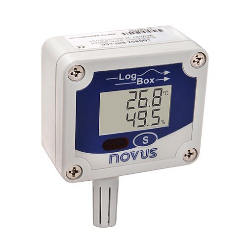Temperature data-logger - LogBox-RHT-LCD - Novus Automation - relative humidity / USB / with LCD ...