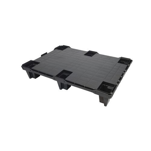 Recycled plastic half-size pallet - SF 600 UL P - SMART FLOW EUROPE ...